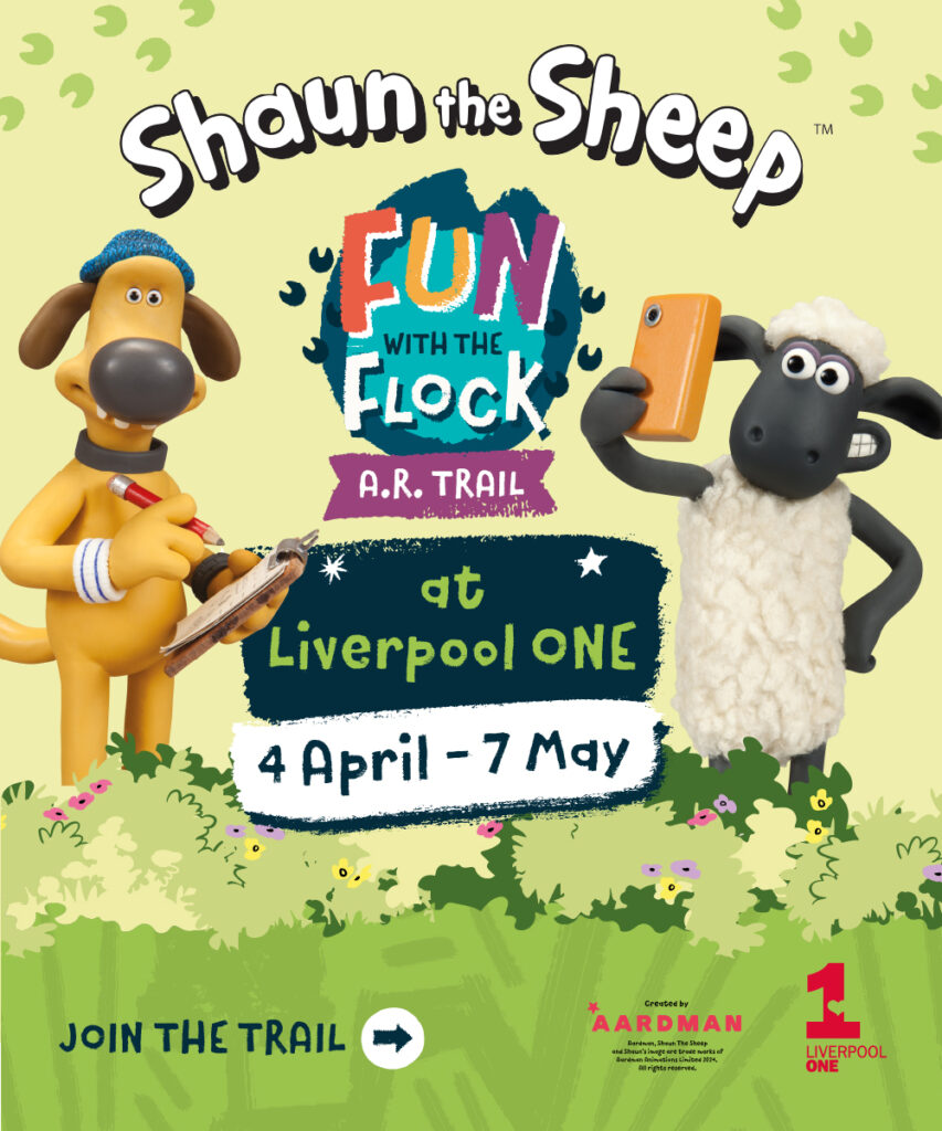 Shaun the Sheep Fun with the Flock AR Trail - Liverpool ONE